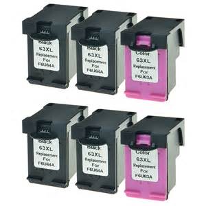 HP 63XL 6-Pack Remanufactured High Yield Ink Combo