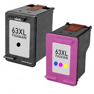 HP 63XL Black & Color Re-manufactured 2-Pack High Yield Ink Combo