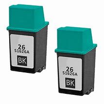 HP 26 (51626A) Black 2-Pack Premium Remanufactured Ink Cartridge